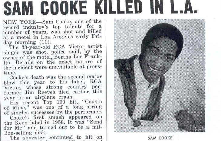 sam cooke death - Carleso.com